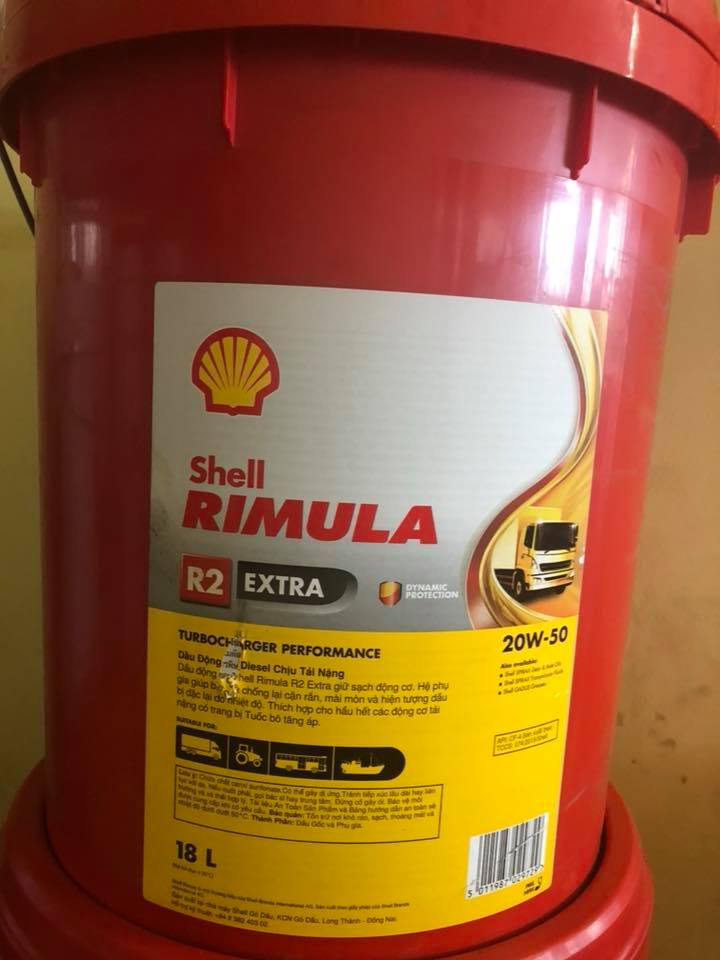 Nhớt động cơ Shell Rimula R2 X 20w50